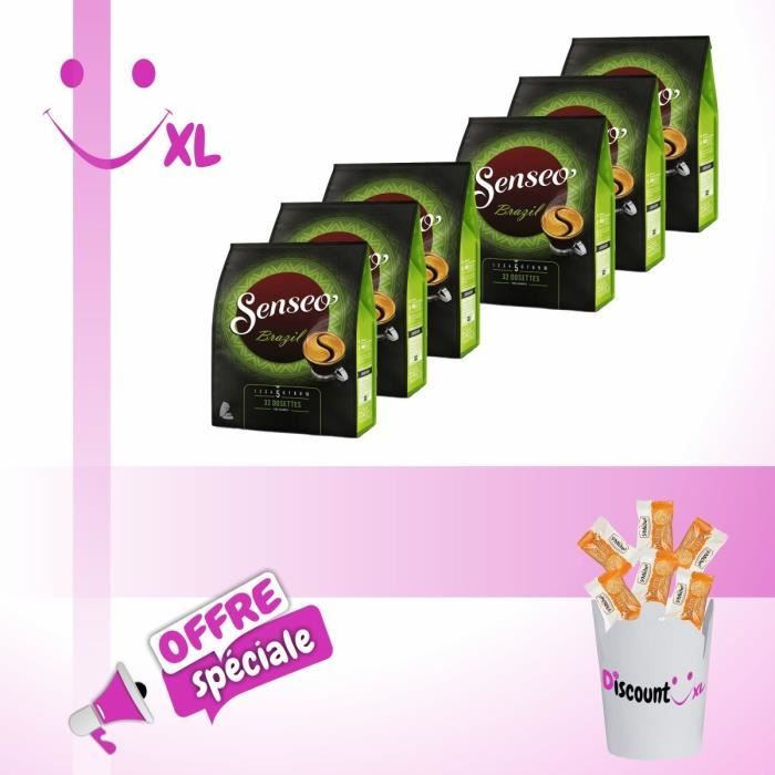 Dosette Senseo Brazil 192 dosettes + 20 mini Galettes - Cdiscount Au ...