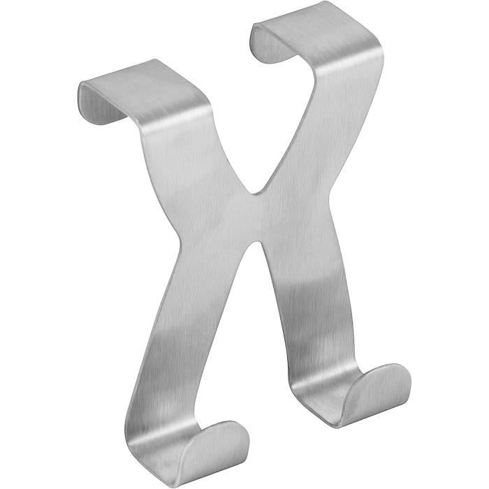 Fackelmann 61455 Crochet double pour porte ou , Crochet mural, Crochet ...