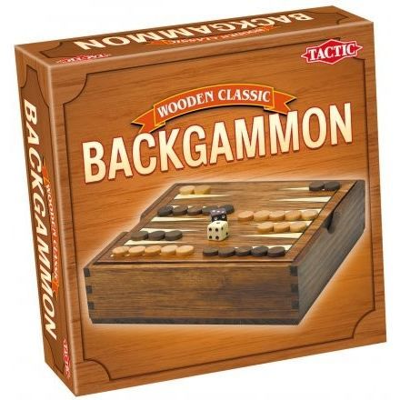 Tactic - Backgammon Bois - Wooden Classic - Cdiscount Jeux - Jouets