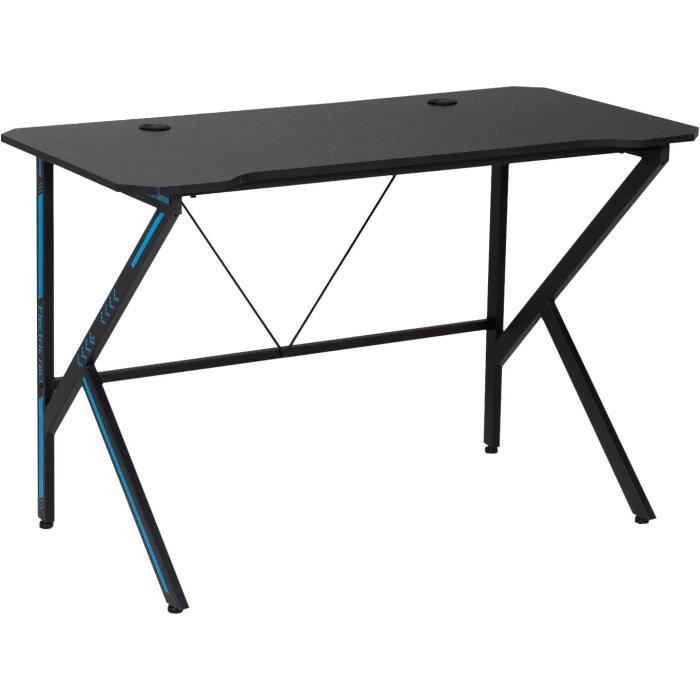 Bureau Gamer Anna. Bureau Pour Pc Gaming Noir. Table Informatique Avec ...