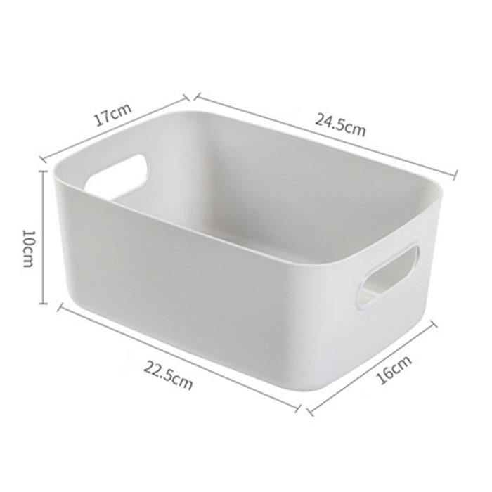 Panier de rangement de bureau - VVIKIZY - PP - Couleur Blanc - Design ...