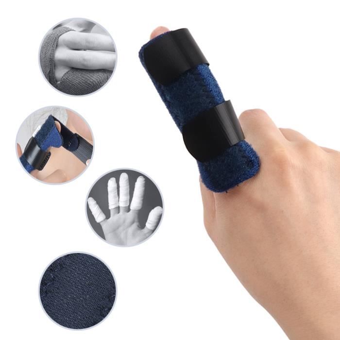 Attelle de doigt Doigt Attelle Doigt Réglable Fracture Fixation Brace ...