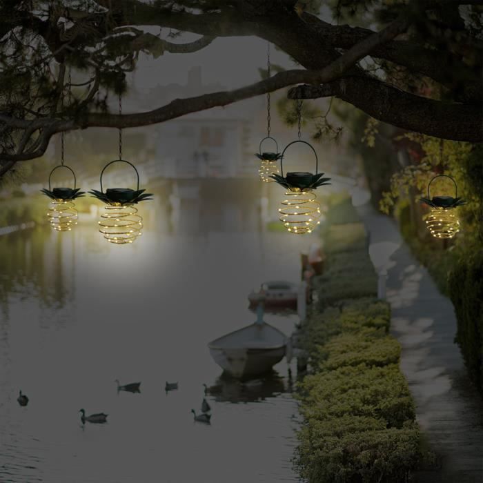 KEENSO Lanterne Solaire LED Jardin Extérieur Imperméable - Cdiscount Maison