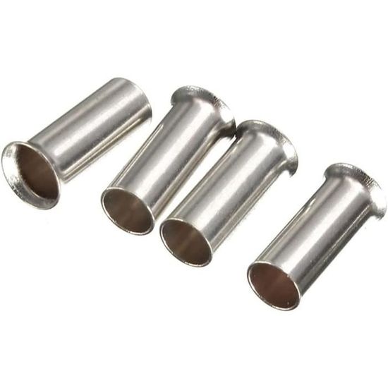 1900PCS Embouts de câbles non isolés, connecteur fil cuivre non isolé ...