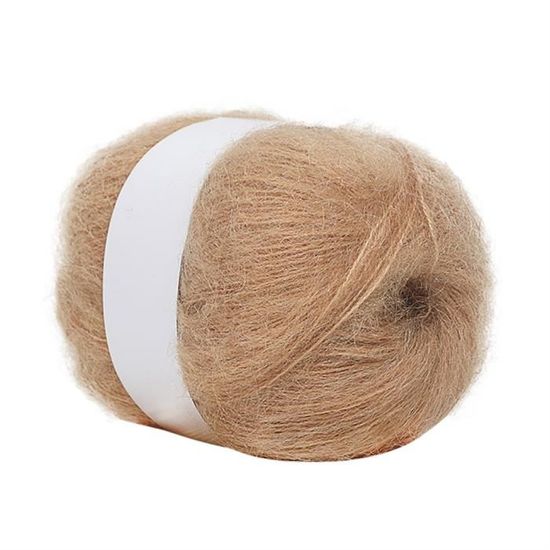 Fil de laine bricolage fil tissé tricot à la main couverture crochetée ...