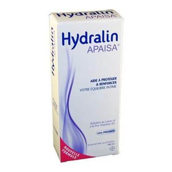 Hydralin Apaisa - BAYER - Soin d'hygiène intime quotidien - Acide ...