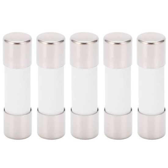 Tube de fusible de protection - CIKONIELF - 10x38mm - 1000V DC - Pack de 5 - Intensité 20A ...