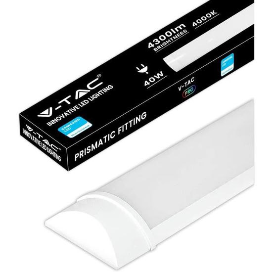 Réglette Led Linéaire 120 Cm - 40W - Chip Samsung - Haute Luminosité ...