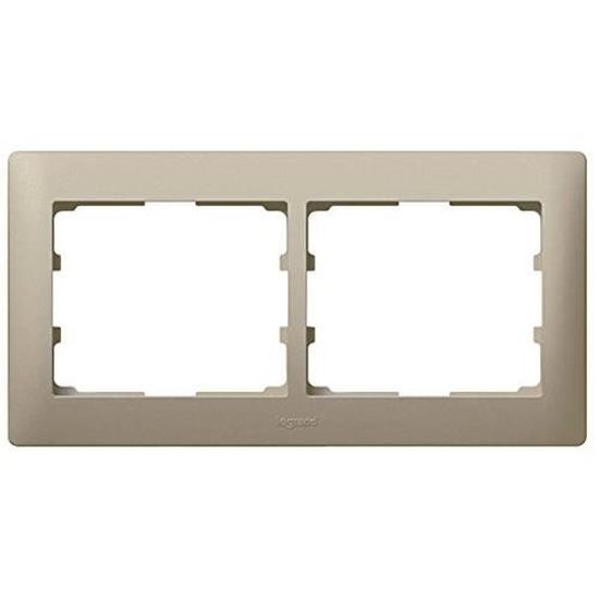 Legrand Galea Life gl-placa 2ELE Hor titane - 771402 - Cdiscount Maison