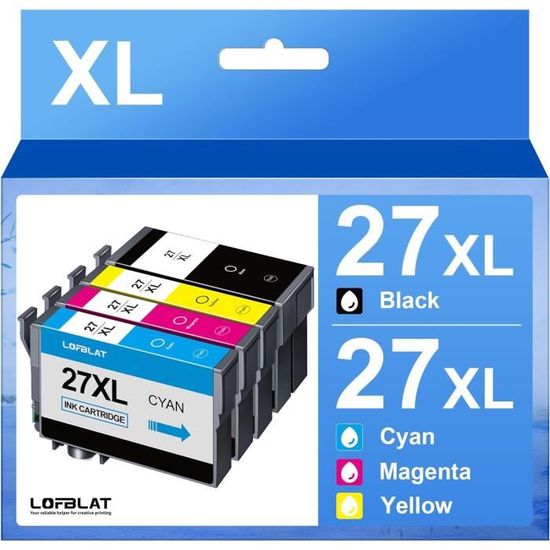 27Xl Compatible Cartouches D'Encre Remplacement Pour Epson 27Xl 27 Xl Pour Epson Workforce Wf ...