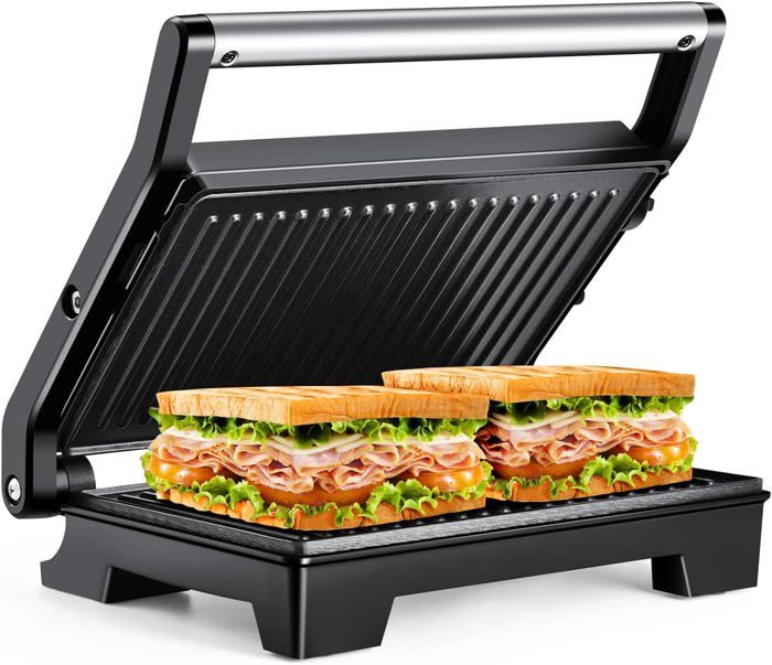 Grille Viande Multifonction1000WGrille De Contact Avec Plaques ...