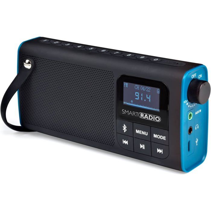 Radio Fm Portable 3 En 1, Haut-Parleur Bluetooth, Batterie Rechargeable ...