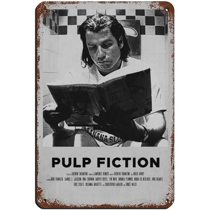 Affiche rétro de la série « Pulp Fiction 1 » en métal pour ...