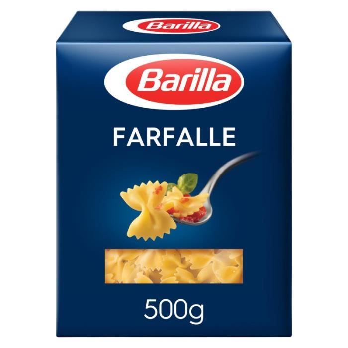 BARILLA - Pâtes Farfalle 500G - Lot De 4 - Cdiscount Au quotidien
