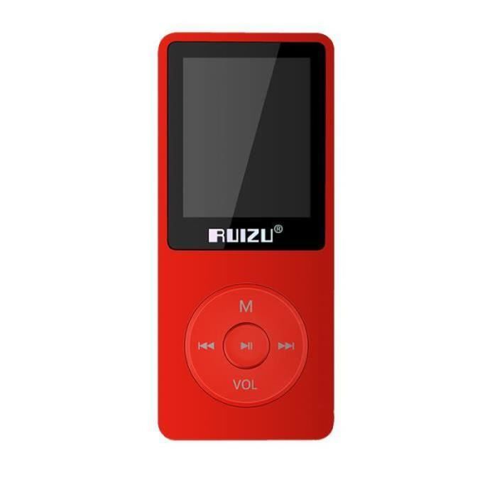 Lecteur De Musique MP3 Rouge 16Go Avec Radio FM Vidéo - Cdiscount TV ...