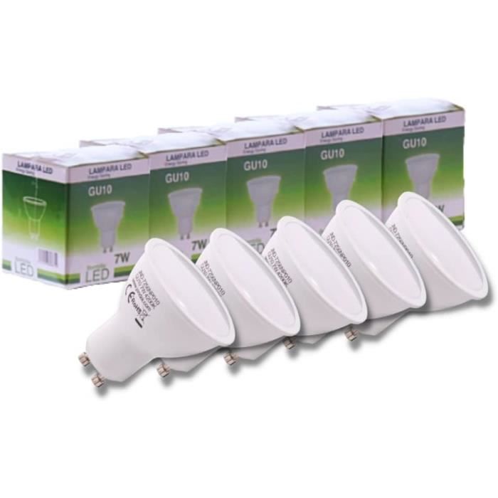 Ampoule Gx53 Led 9W, Blanc Froid 6000K, 180°, Équivalent Lampe Gx53 Cfl ...