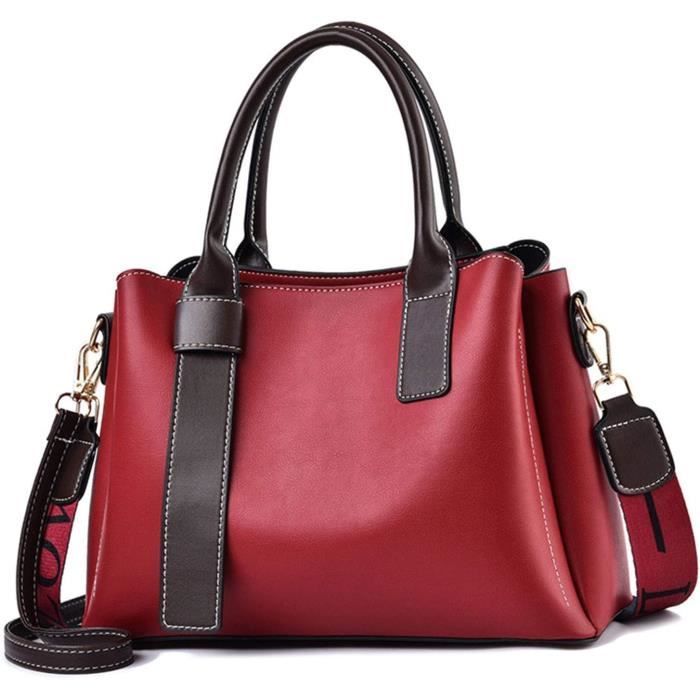 Sac Bandoulière Femme Sac À Main De Décontracté Cabas Sac D'Épaule ...