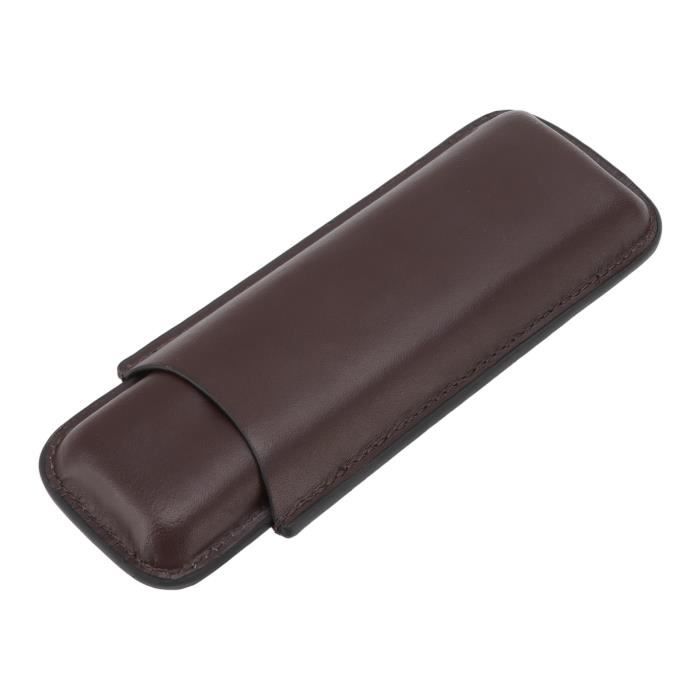 Cikonielf Porte-cigare de voyage Étui à cigares en cuir Portable porte ...