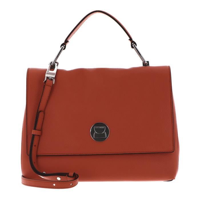 COCCINELLE Liya Top Handle Bag Chestnut / Chestnut [149143] - sac à ...