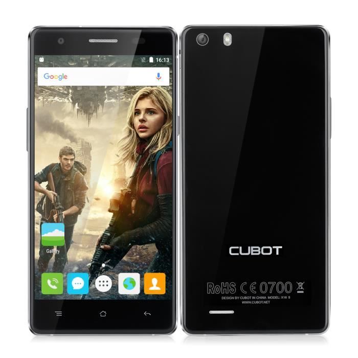 Cubot X16S 4G Smartphone 5,0'' Débloqué Noir 3Go RAM + 16Go ROM Android ...
