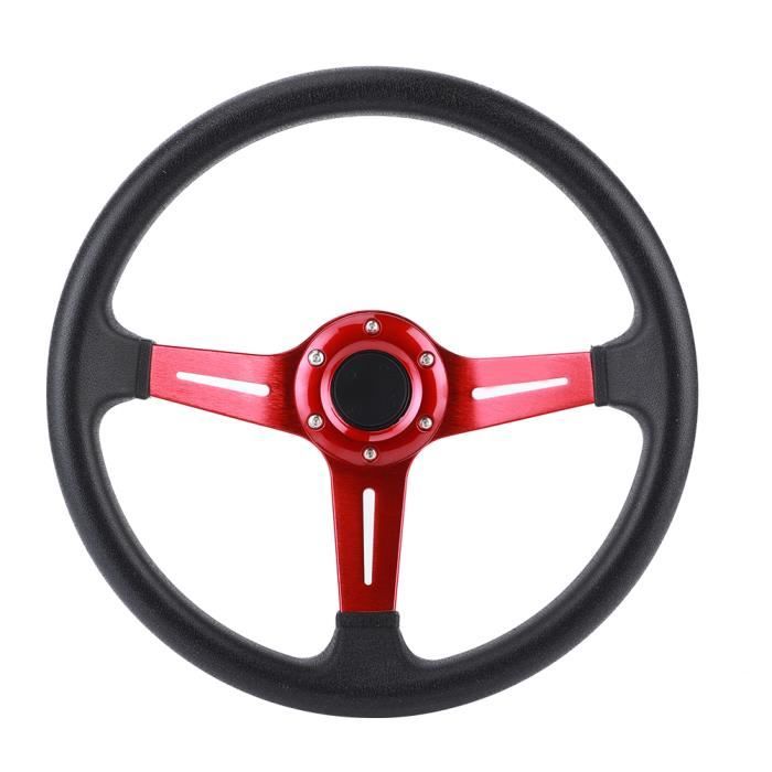 Volant - DILWE - 14 pouces - Cuir PU - Alliage d'aluminium - Compatible ...