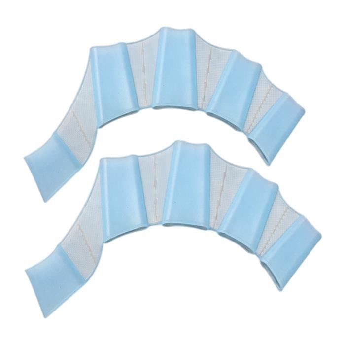 Équipement de natation de palettes de main de natation palmée d ...