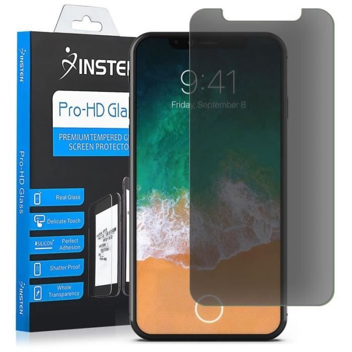 INSTEN® Pour Apple iPhone X : Film de Protection Protecteur d'écran ...