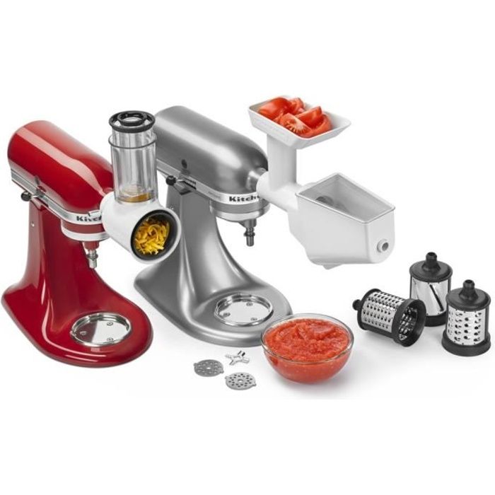 Jeu d'accessoires KITCHENAID 5KSMFPPC (5FSVFGA + MVSA) pour batteur sur ...