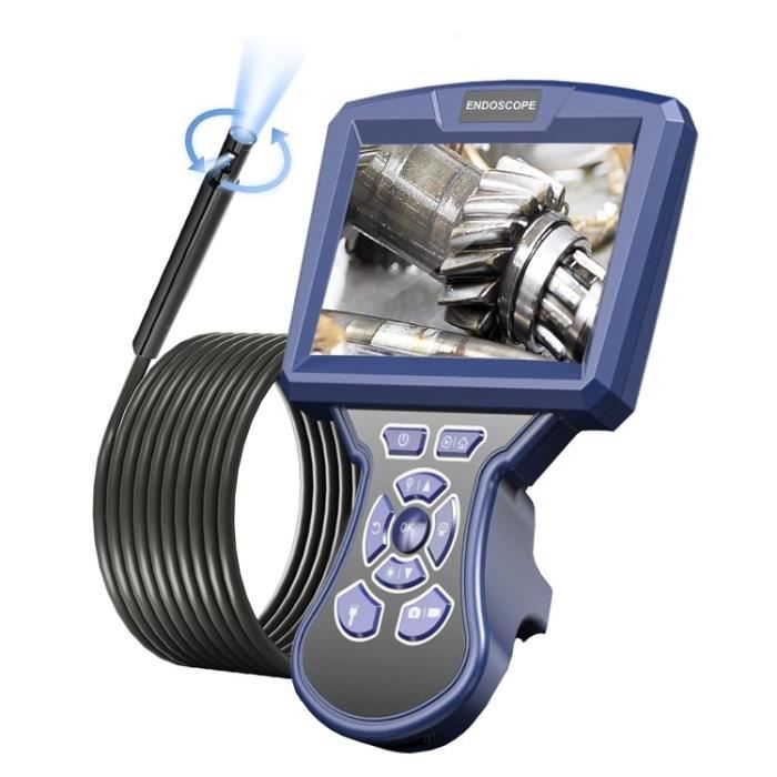 ENDOSCOPE,Borescope Iindustriel 5" avec écran,Double objectif 8.5MM,360 ...