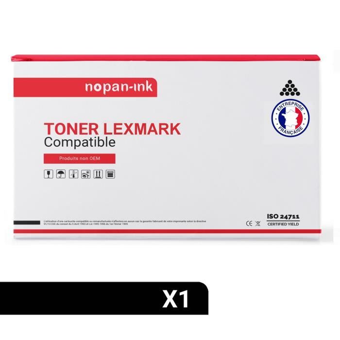 NOPAN-INK -- x1 Toner LEXMARK 24B6213 6213 compatible Lexmark M 1140 ...