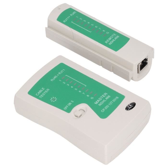 Omabeta testeur RJ45 Testeur de câble réseau RJ11 RJ45, outil de ...
