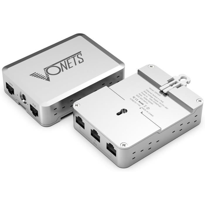 VONETS VSP500 - Switch PoE a 5 Porte Gigabit Con 4 uscite PoE, 1 uplink, Switch Ethernet-Switch ...