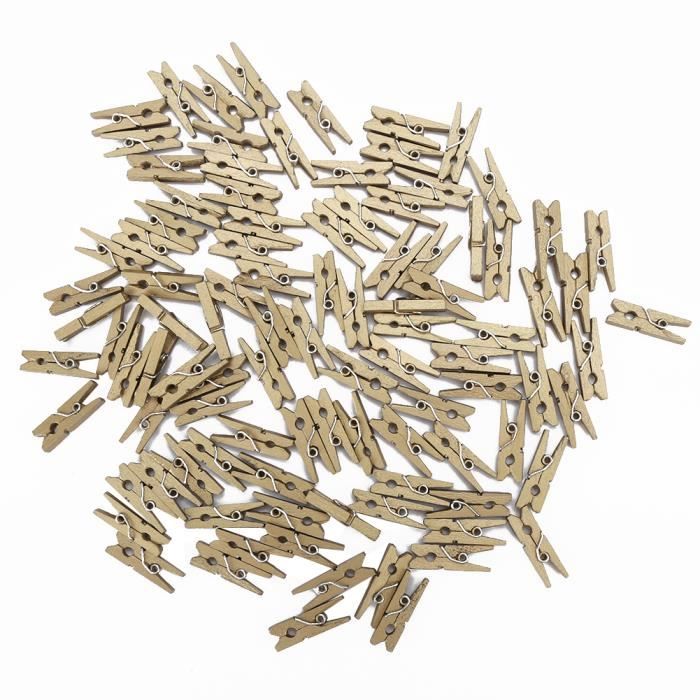 Mini pince photo en bois Mini pince en bois, Scrapbook photo carte ...