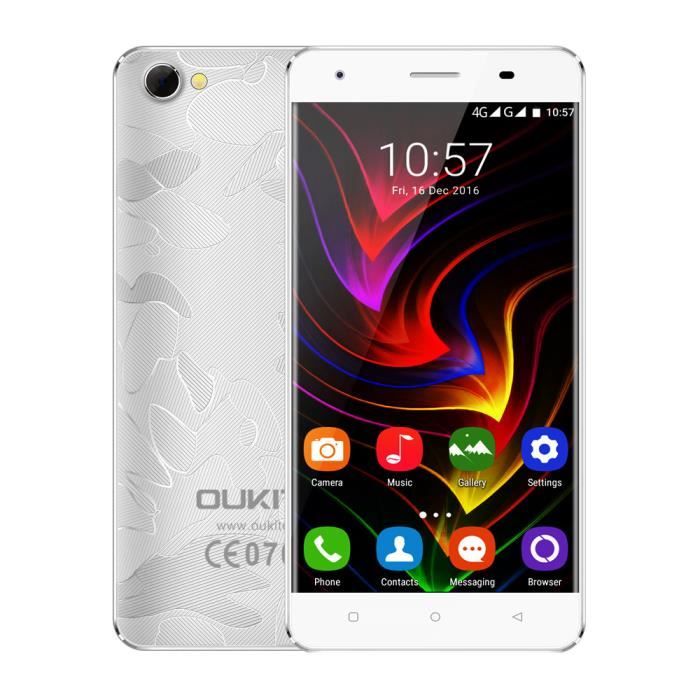 OUKITEL C5 PRO Smartphone 4G FDD-LTE Téléphone écran HD 5.0 pouces 720 ...