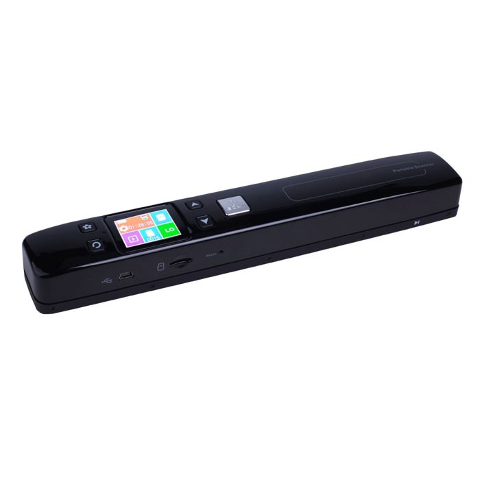 Scanner Portable Windows Mac Os Scanneur Double Rouleau USB LCD LED Pdf ...