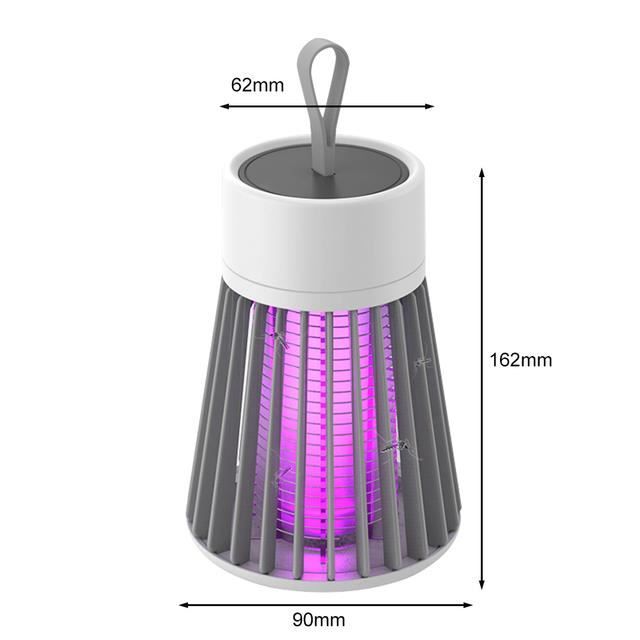 LAMPE ANTI-INSECTE,Grey USB--Lampe électrique anti moustiques ...