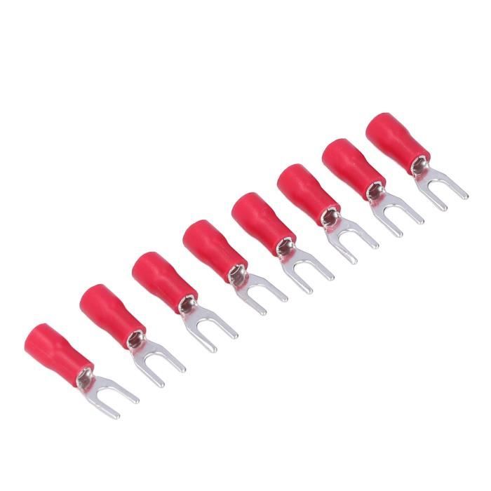 YUI YOSOO borne à sertir YOSOO borne électrique Borne à Fourche, Connecteur de Fil Cuivre PVC ...