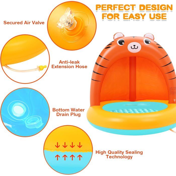 Piscine Gonflable Splash Pad|Piscine À E'Claboussures Pour Enfant ...
