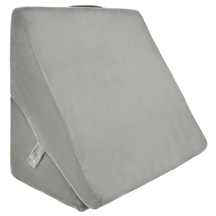GIANTEX Oreiller Triangulaire, Coussin Réglable en Mousse à Mémoire de ...