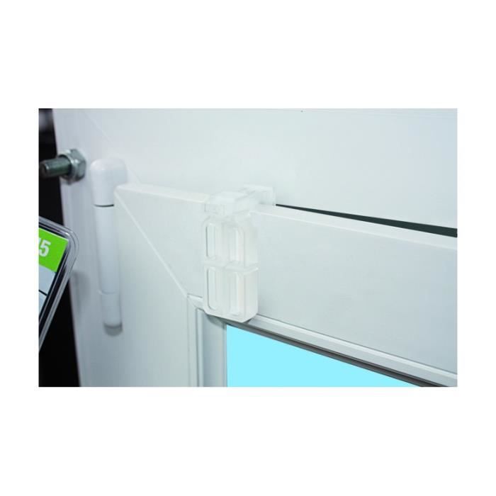 MADECOSTORE Lot de 2 de Fixations à serrer pour fenêtre avec joint - U7 ...