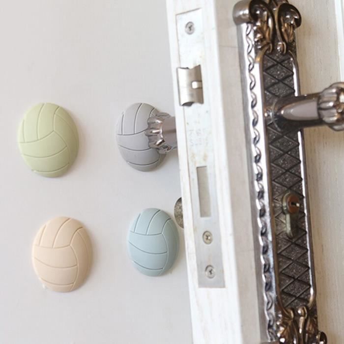 CALE-PORTE,white volleyball--Poignée de porte antidérapante en Silicone ...
