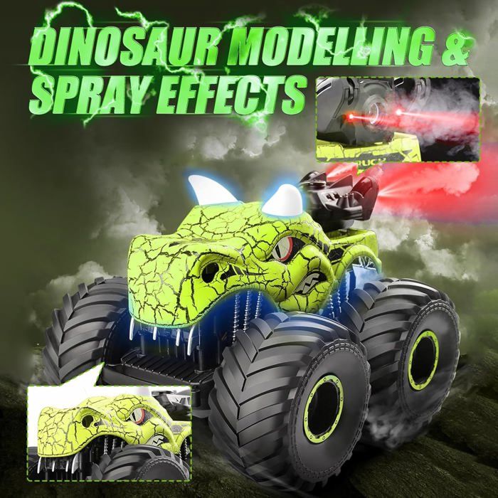 Voiture Télécommandée Tout Terrain Enfant 360 Degrés, Voiture Rc Radiocommandée Pour Les Garcon ...