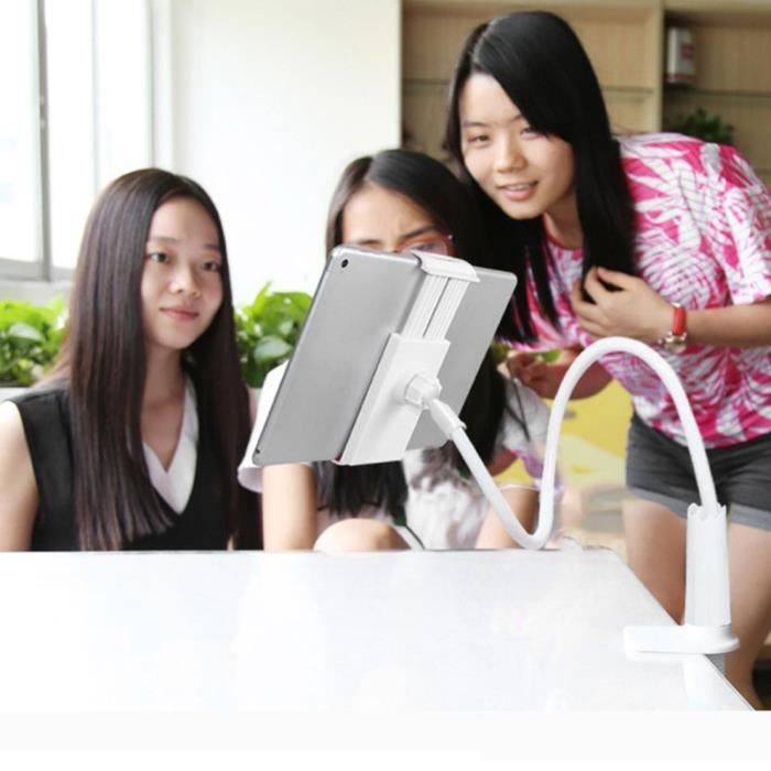 Porte-tablette tactile 100CM réglable 360° rotatif support de ...
