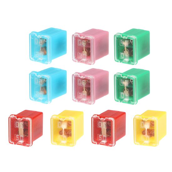 Fusibles véhicule X AUTOHAUX 10Pcs 20A 30A 40A 50A 60A Mi-ni Boite Formé Fusible, pour Voitures ...