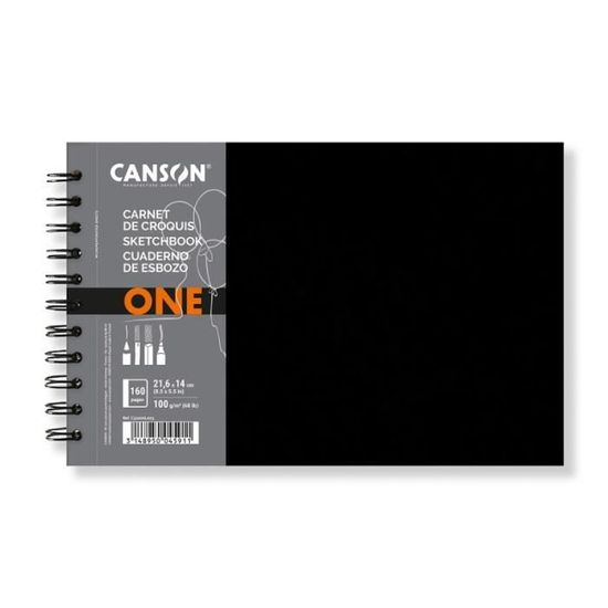 Carnet Art Book One Canson - Croquis - 14 x 21,6 cm - 100 g - 80 ...