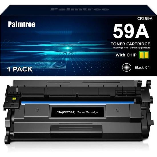 Cf259A 59A (Avec Puce) Cartouche De Toner Compatible Pour Hp 59A Cf259A ...