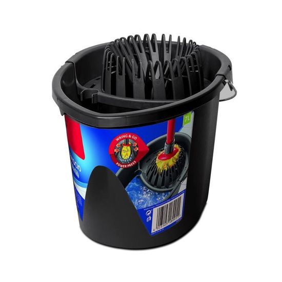 Seau-essoreur pour Balai, seau de nettoyage, capacité 7 L - Longueur 37 ...