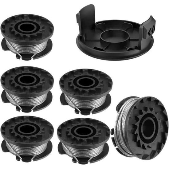Lucky-6Pcs Bobine Fil Pour BOSCH EasyGrassCut 18 23 26 Art 23 26 Coupe Bordure Pièces de ...