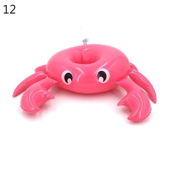 BOUEE,12--Porte boissons gonflables en forme de petit canard jaune ...