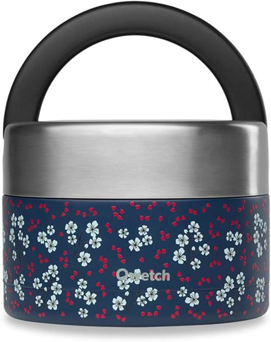 - Lunch Box Isotherme Inox Avec Poignée - Hanami Bleu 650Ml - Boîte ...